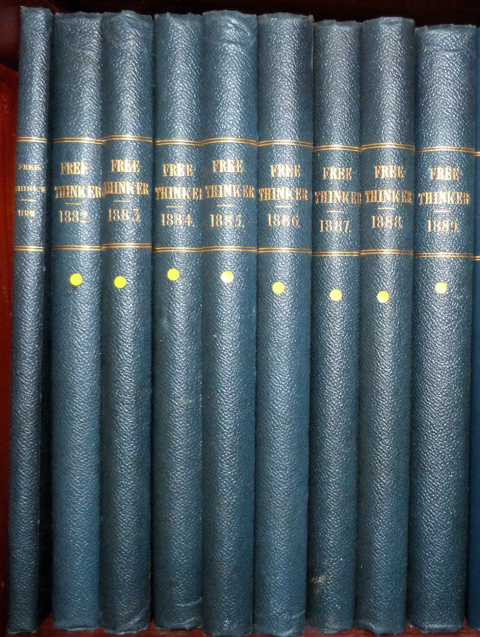 Books from Bob’s Library #4: The Freethinker—over a century of issues ...